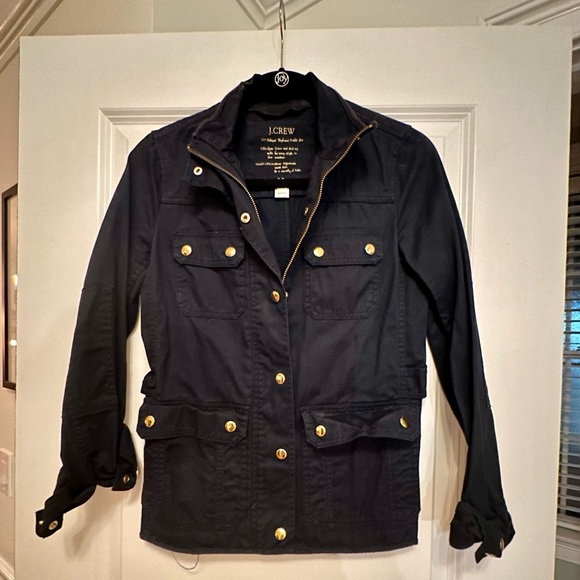 J. Crew | Jackets & Coats | Jcrew Navy Blue Jacket | Poshmark